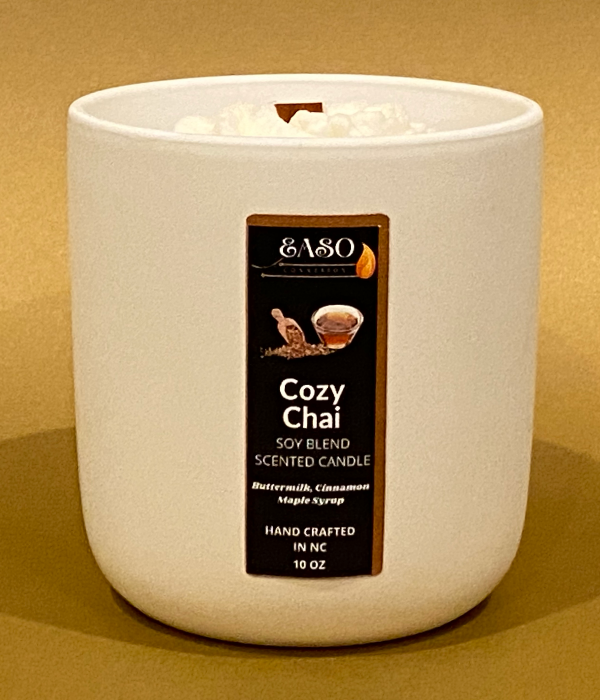 Cozy Chai Soy Blend Scented Candle - Luxury Candles & Wax Melts